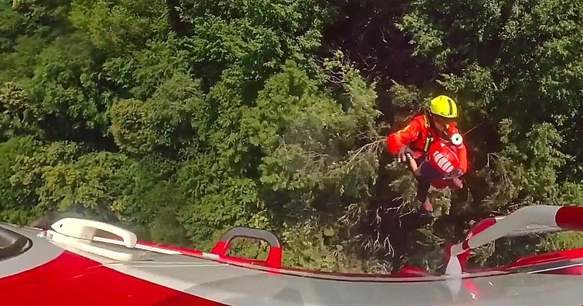 In dichtem Wald verirrt: Hubschrauber-Crew bringt Frau in Italien in ...