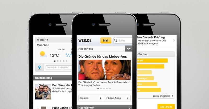 WEB.DE startet neuen mobilen Internetauftritt | WEB.DE