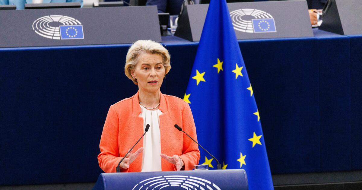Von der Leyen hält Rede zur Lage der EU – und lässt eine Frage offen | WEB.DE