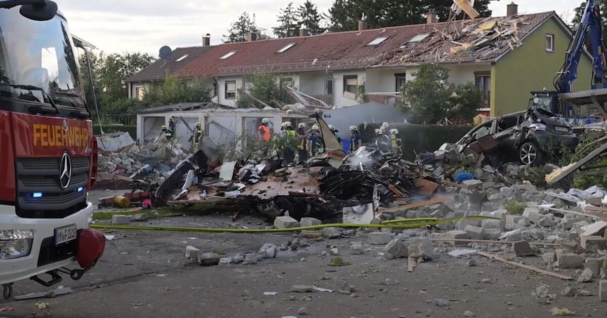 Nach Explosion: Toter aus Trümmern in Memmingen geborgen | WEB.DE