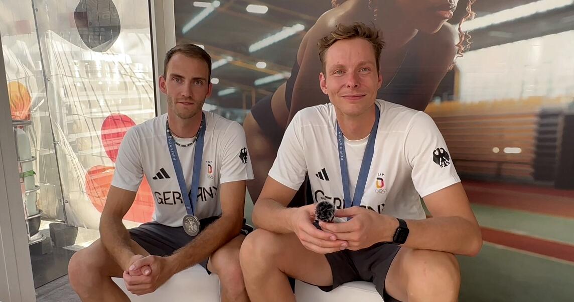 Glückliche Zweitplatzierte: Das Beachvolleyball-Duo im Interview ...