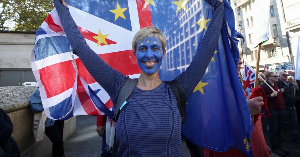 Mega Demonstration In London Für Zweites Brexit Referendum Web De