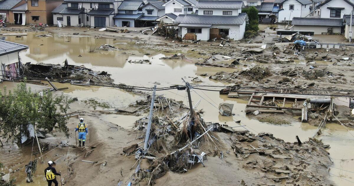 Japan setzt Bergungsarbeiten nach Taifun-Katastrophe fort | WEB.DE